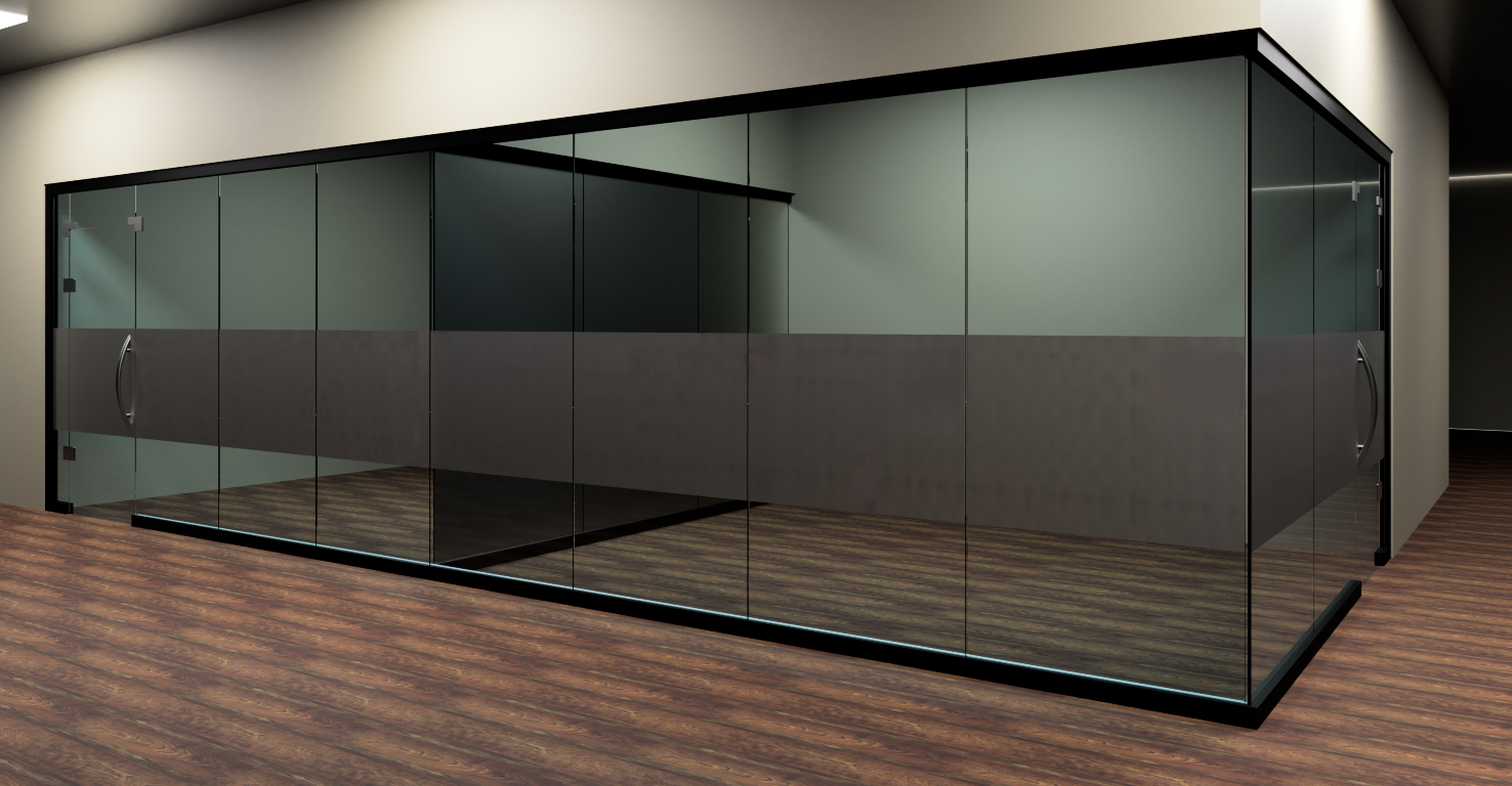 Lightwall by Speed View | Office Wall Systems | Safety Security
